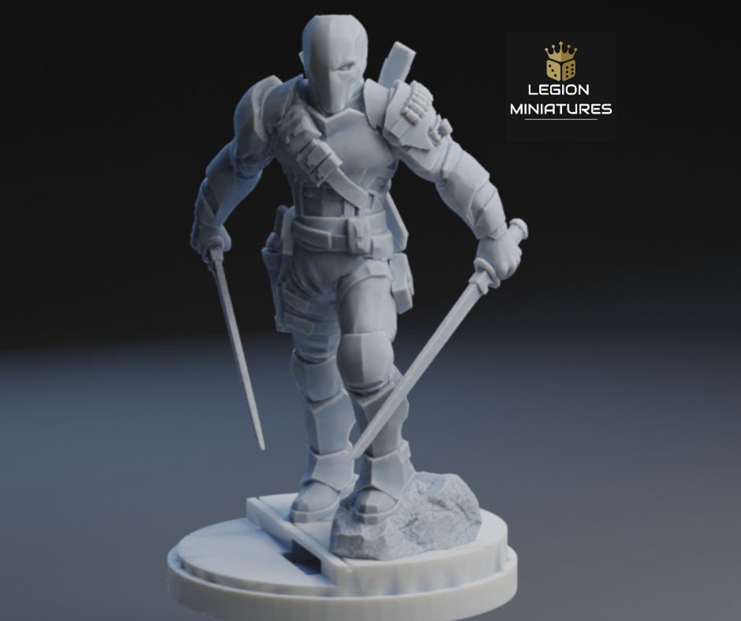 Deathstroke by Legion Miniatures Great for Display, Superhero Rpgs, and ...