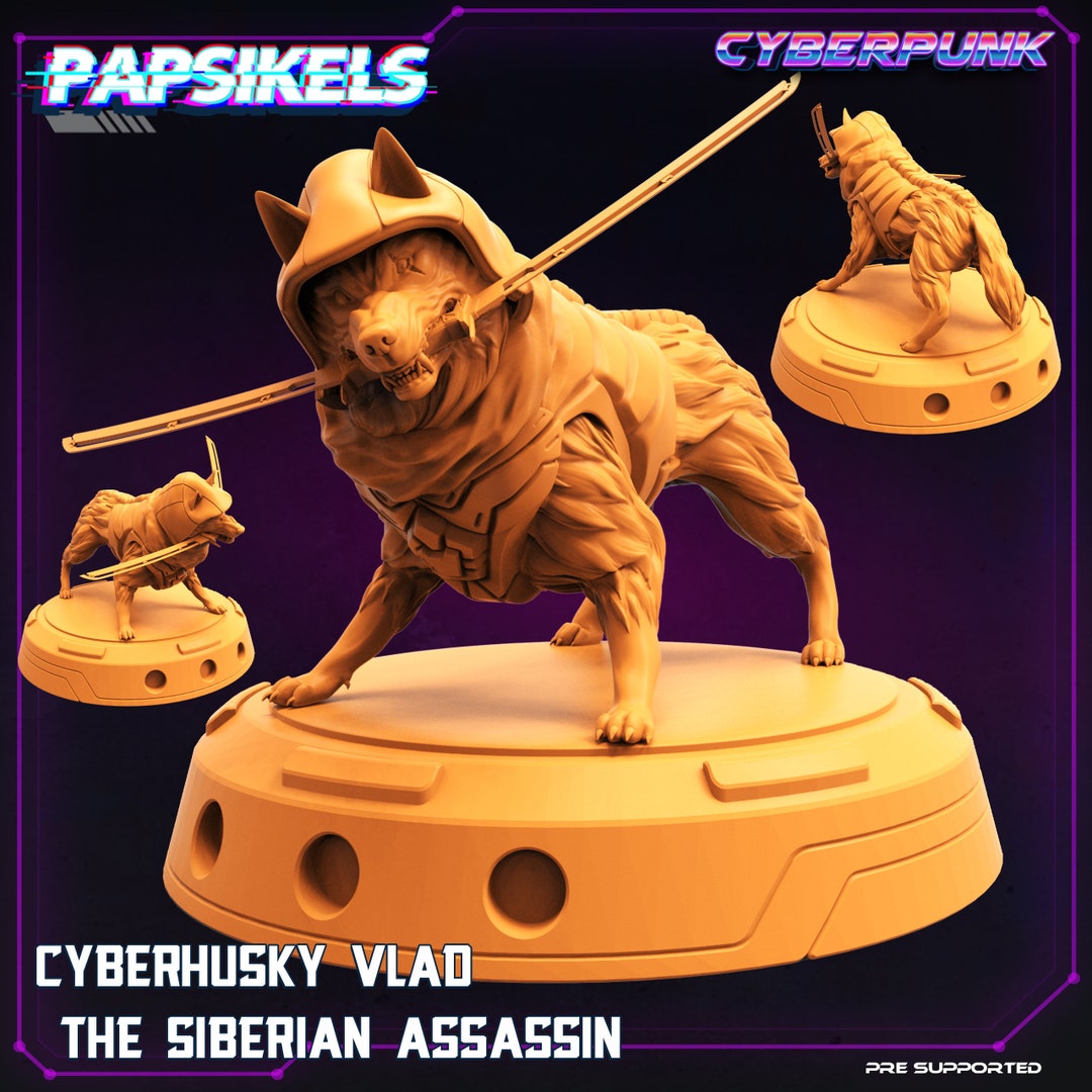 Cyberdog Vlad the Siberian Assassin by Papsikels Great for Cyberpunk ...