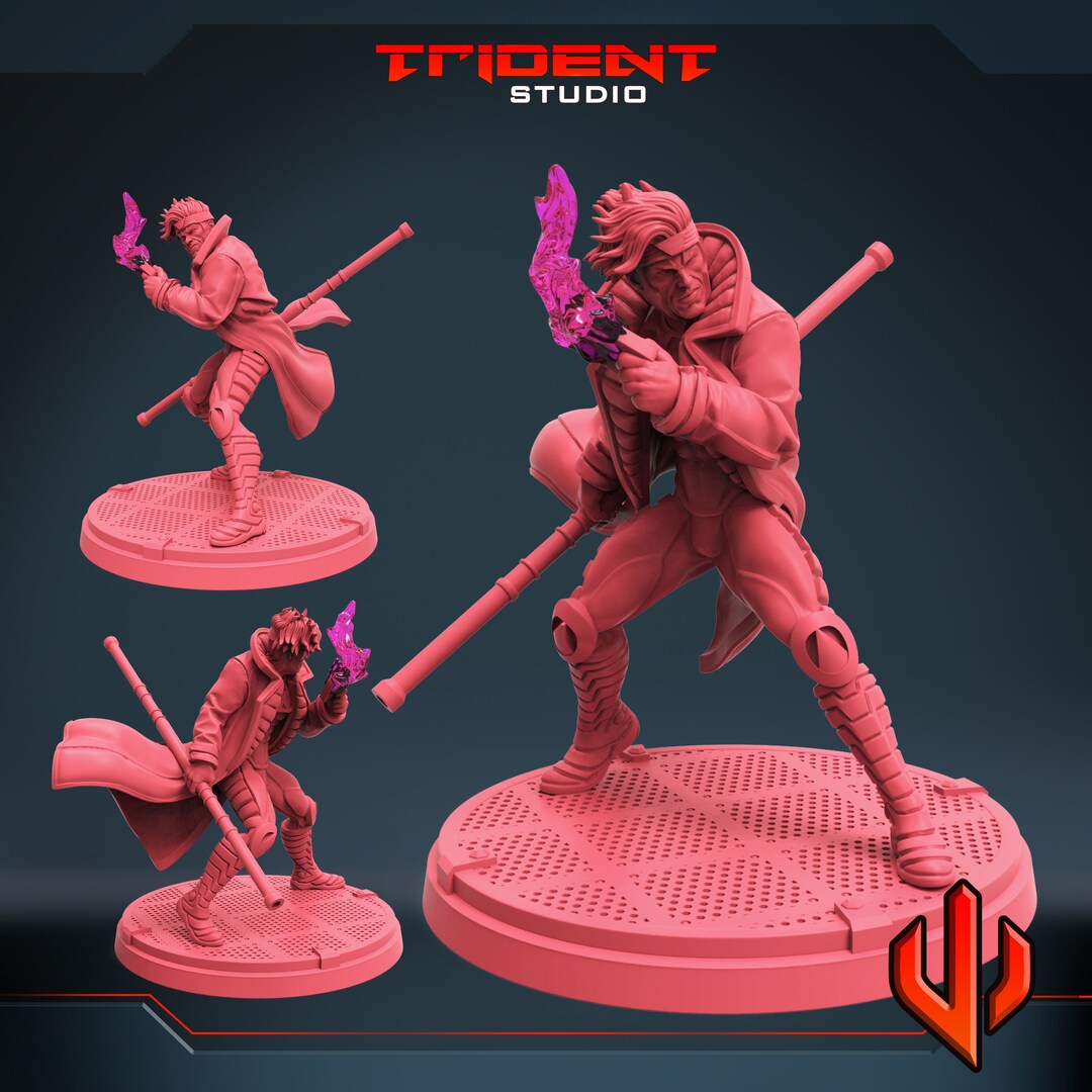 Gambit by Trident Studios Great for Crisis Protocol, Super Hero Rpgs ...