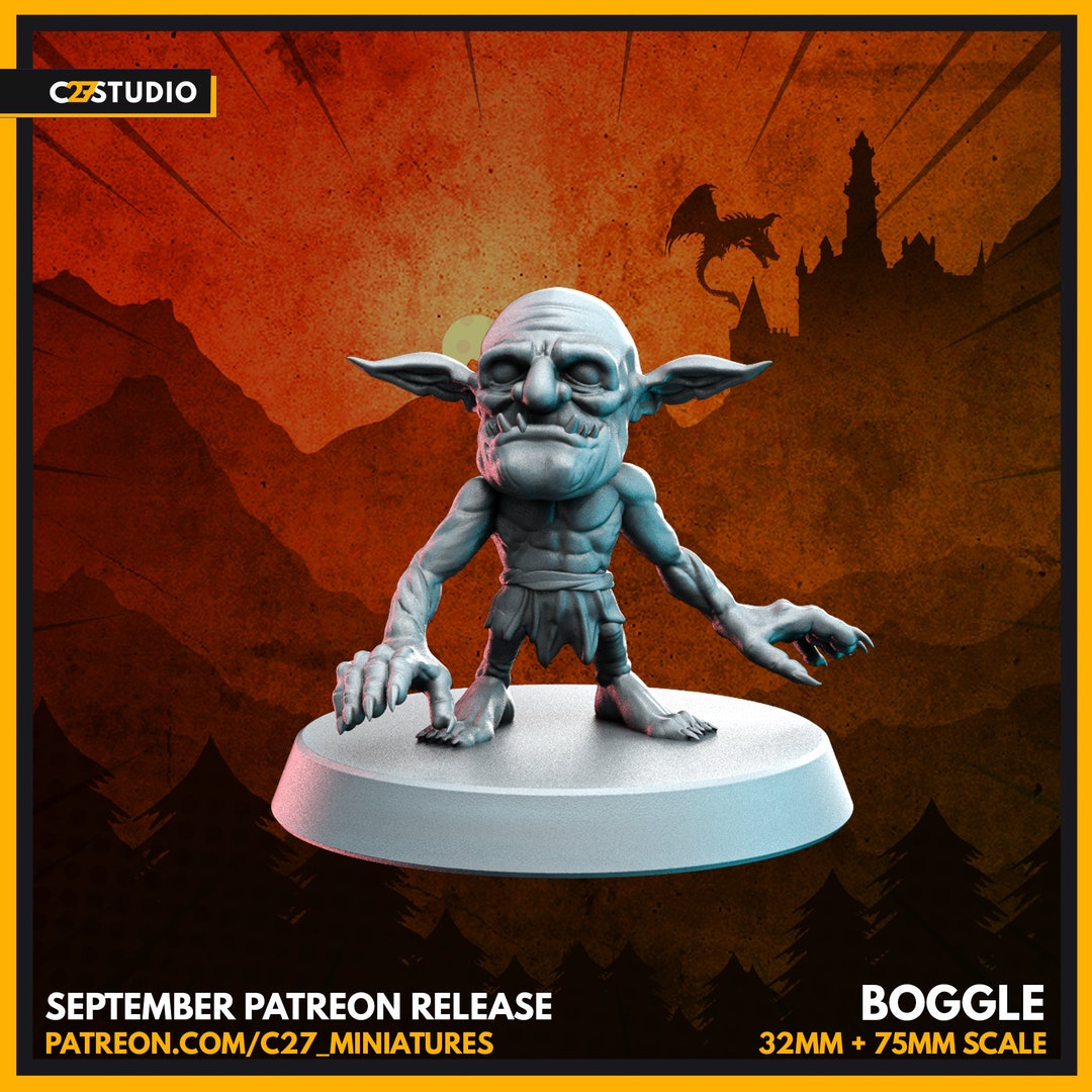 Boggle by C27 Miniatures Great for Crisis Protocol, Superhero Rpgs, and Other Sci-fi Tabletop ...