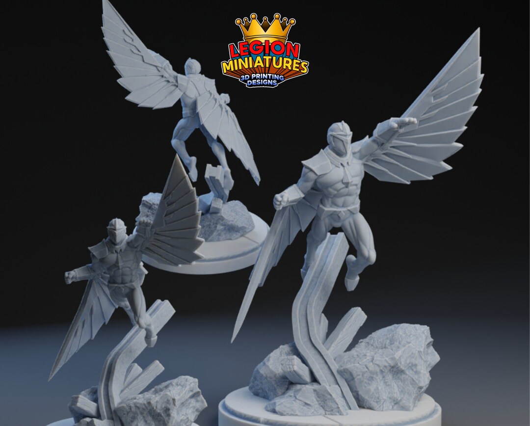 Black Hawk by Legion Miniatures Great for Display, Superhero Rpgs, and ...