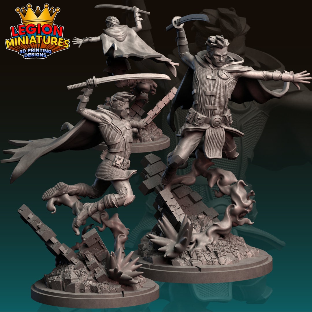 Herald Dameon by Legion Miniatures Great for Display, Superhero Rpgs ...