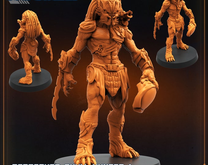 Papsikels Miniatures/falconeer_vixen_skull_hunter/predator/cyberpunk ...