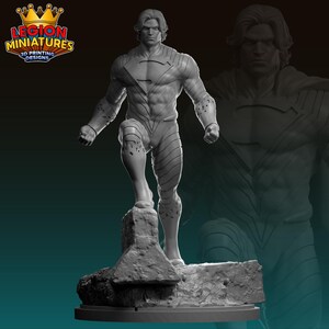 Absolute Strongman 40mm Scale on 35mm Base by Legion Miniatures Great ...
