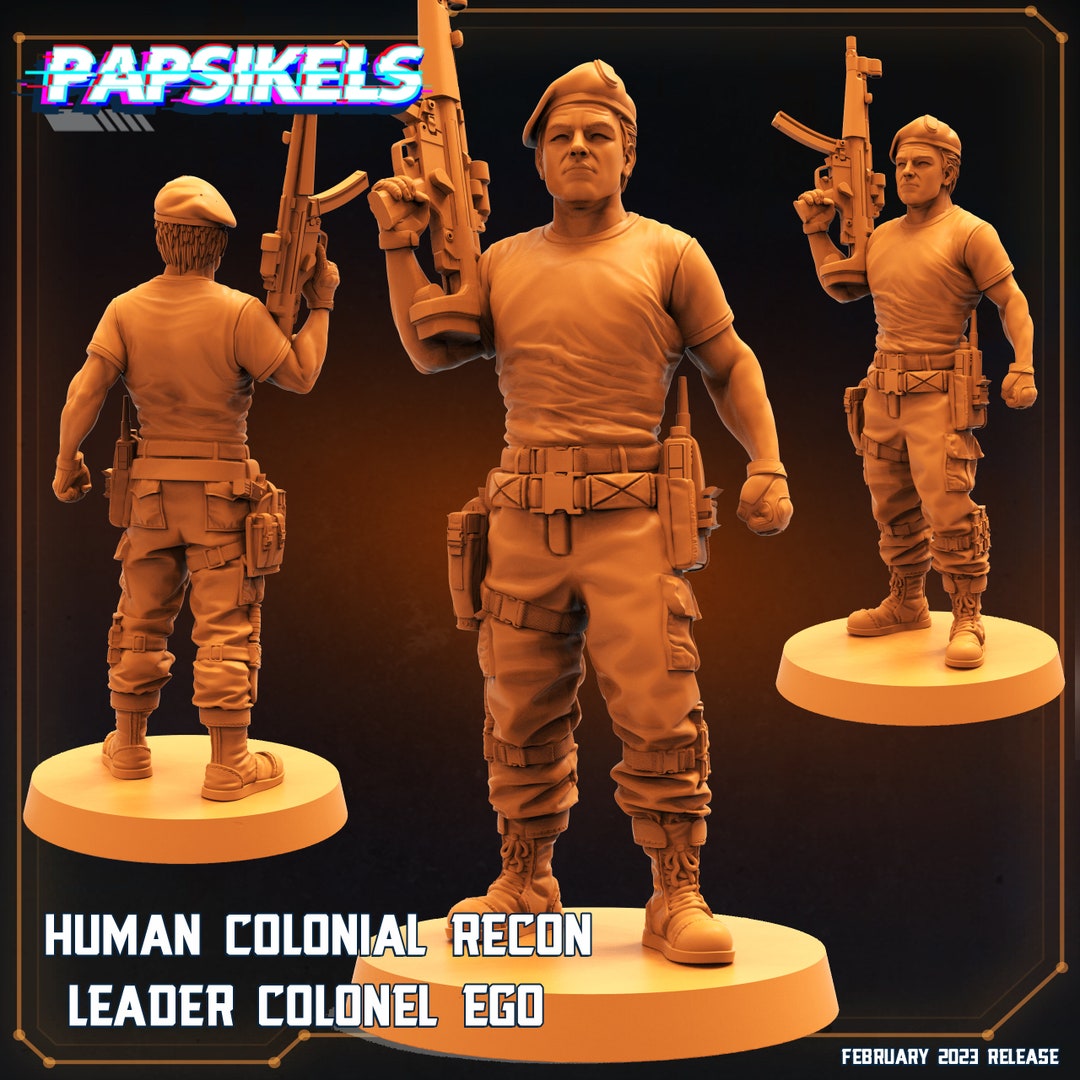 Human Colonial Recon Leader Colonel Ego by Papsikels Great for ...