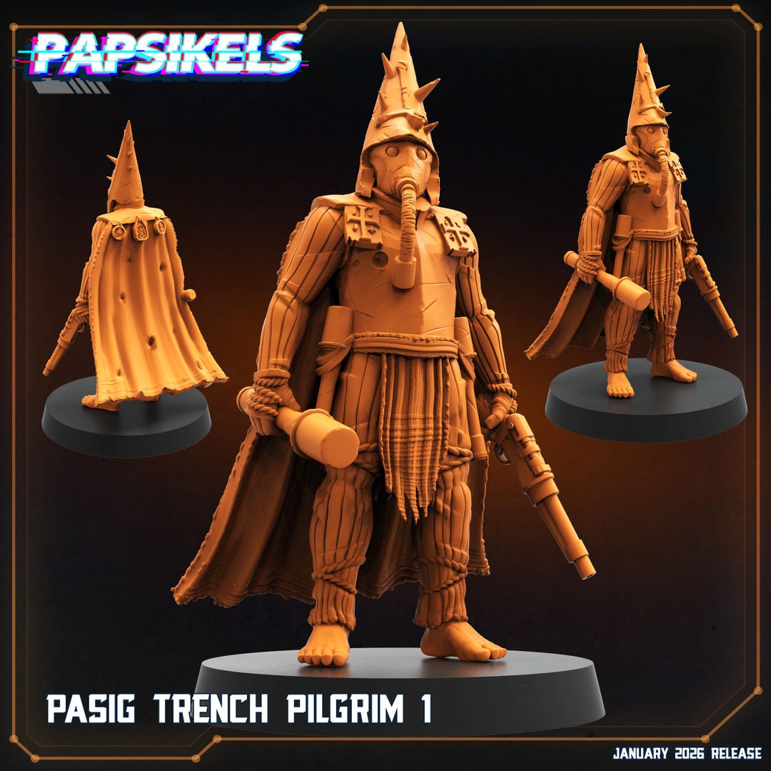 Pasig Trench Pilgrims by Papsikels Great for Trench Crusade Cyberpunk ...