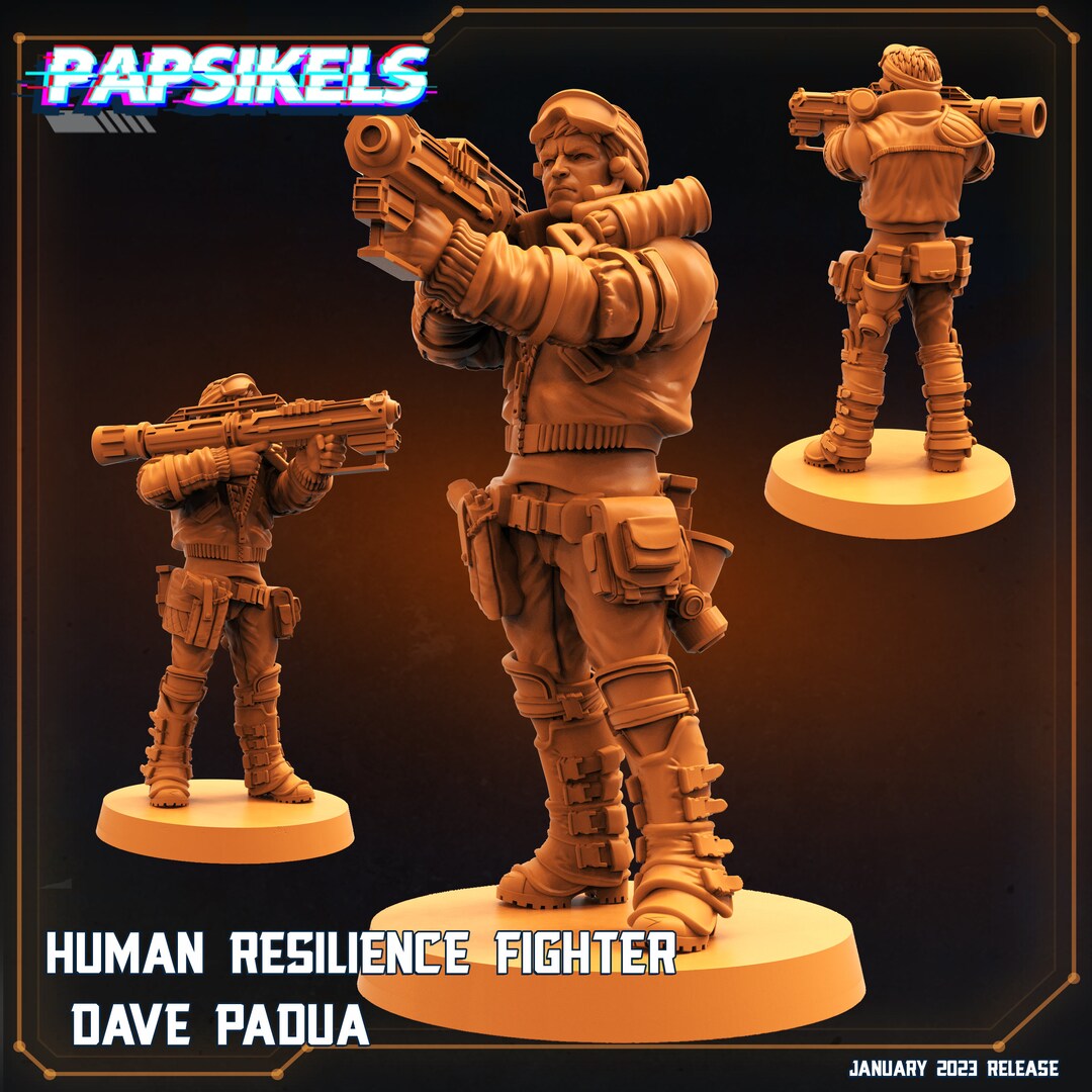 Human Resilience Fighter Dave Padilla by Papsikels Great for Cyberpunk ...