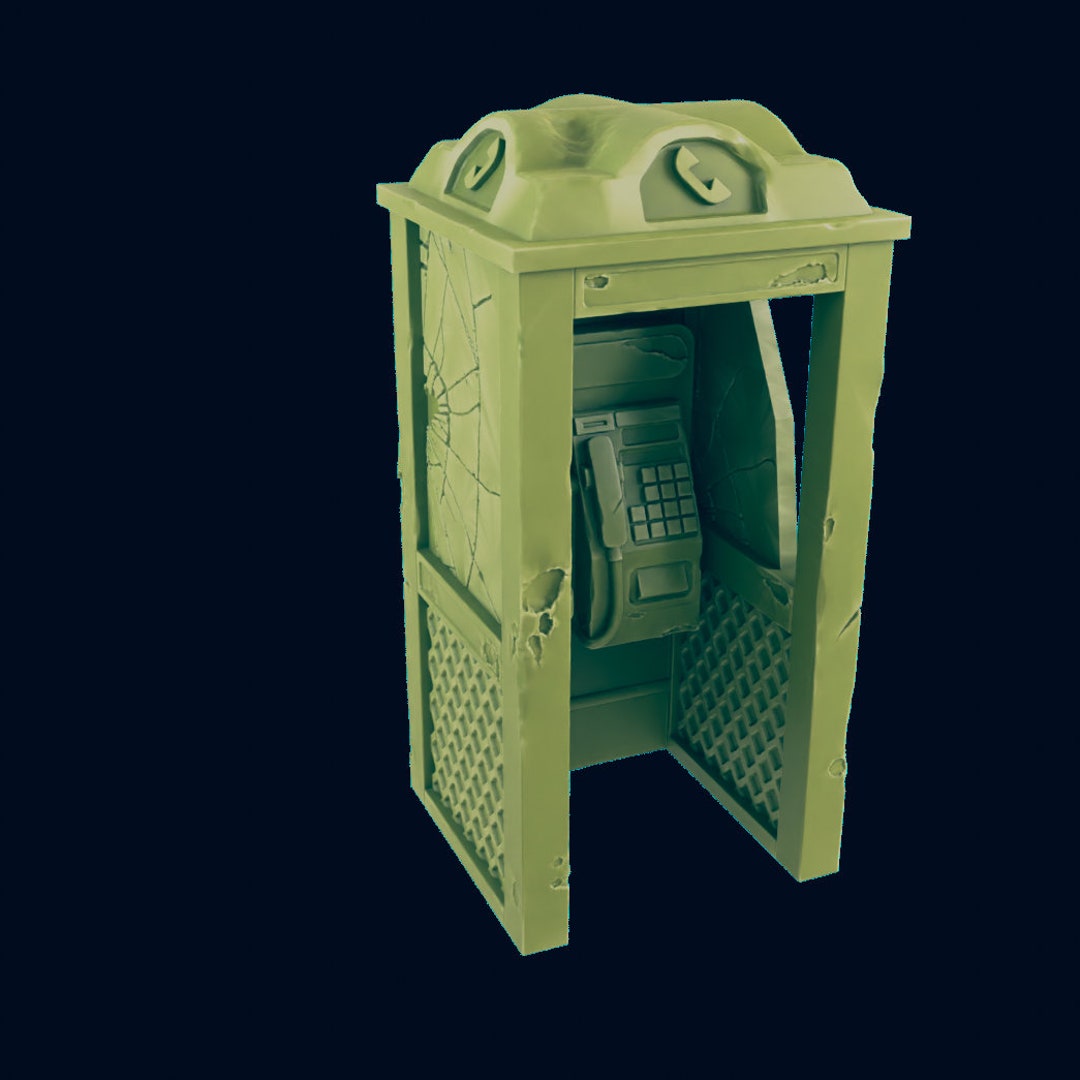 Payphone and Phone Booths by EC3D Designs, Great for Cyberpunk ...