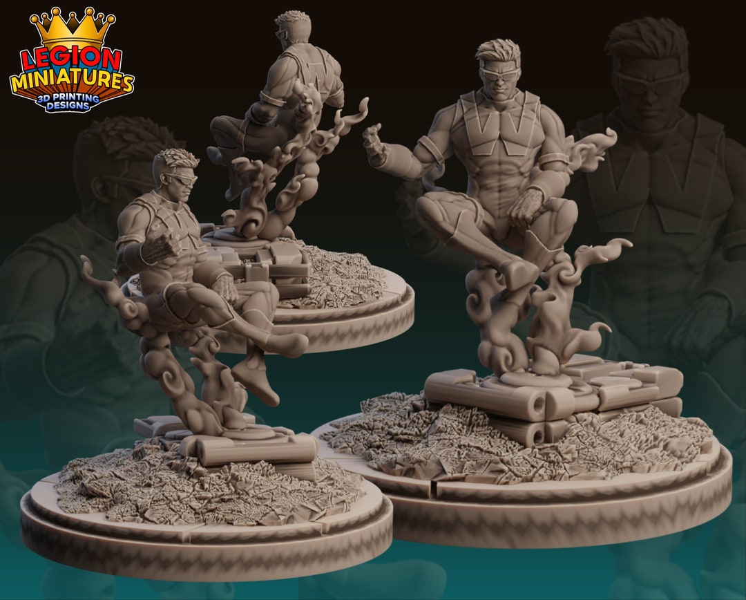 Surprise Guy by Legion Miniatures Great for Display, Superhero Rpgs ...