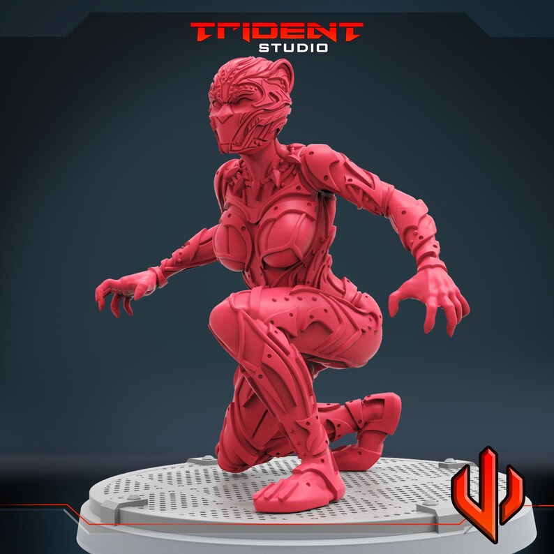 Black Pussy Cat by Trident Studios Great for Crisis Protocol - Etsy