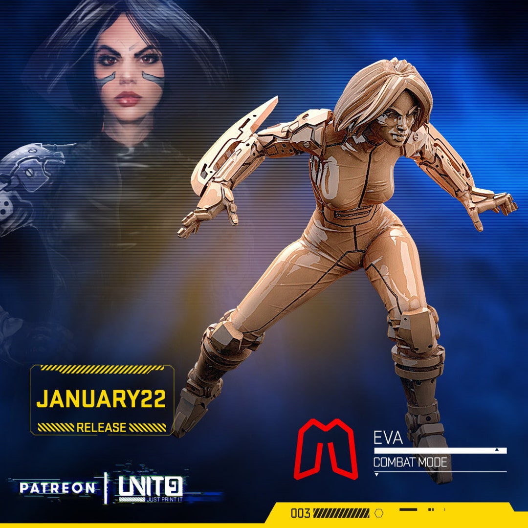 Eva From Unit 9 Great for Cyberpunk, Human Interface, Shadowrun, and ...