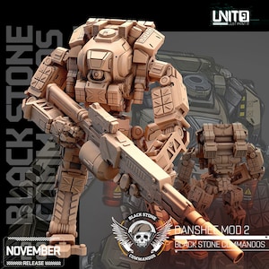 Banshee - Black Stone Commandos From Unit 9 Great for Cyberpunk, Human ...