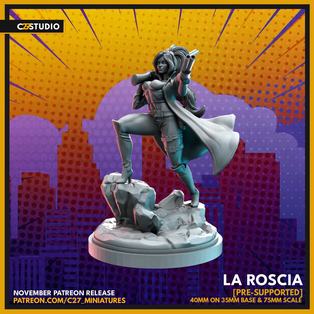 La Roscia by C27 Miniatures Great for Crisis Protocol, Superhero Rpgs ...