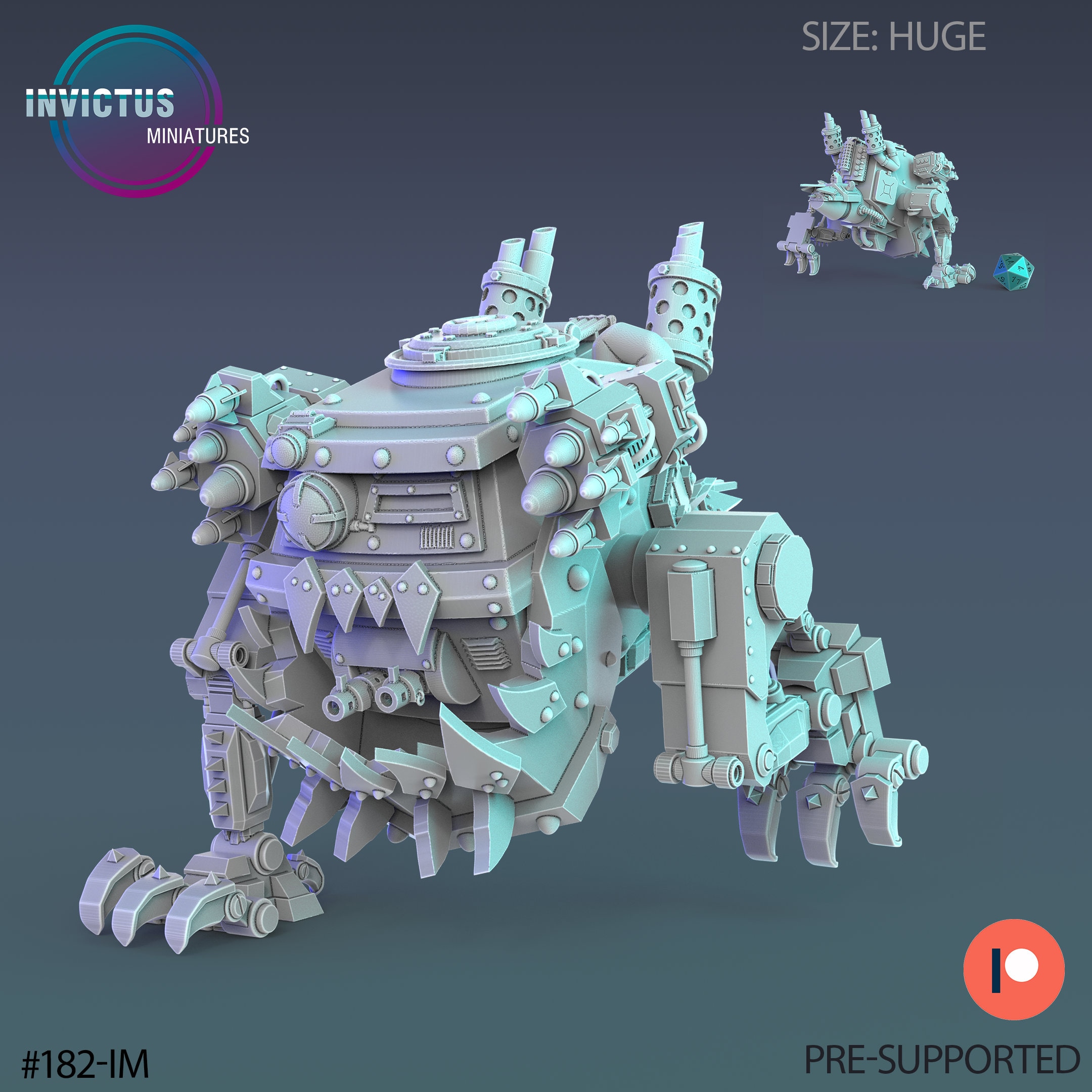 Autopilot Mech Beast From Space Horde by Invictus Miniatures Great for ...