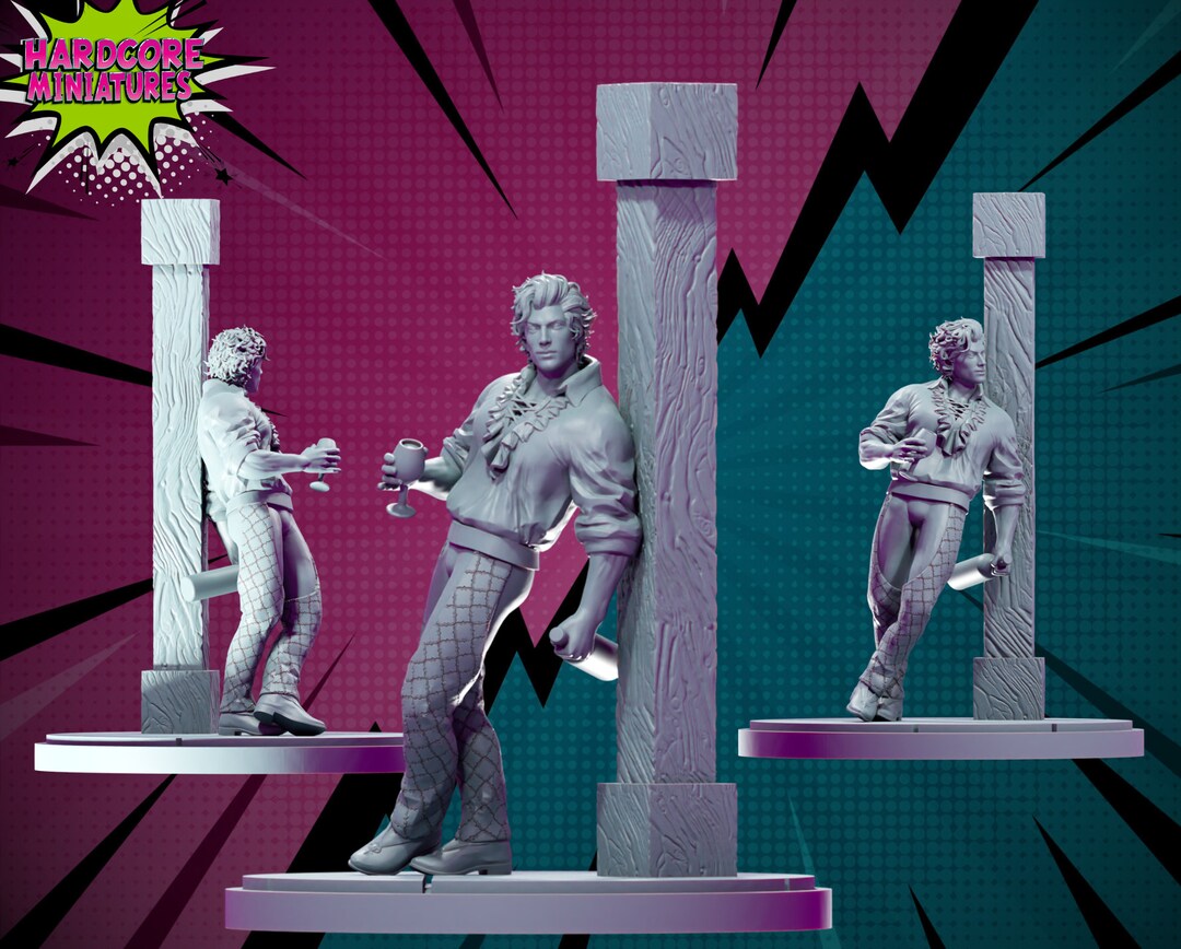 Bar Rogue by Hardcore Miniatures Great for Display, Superhero Rpgs, and ...