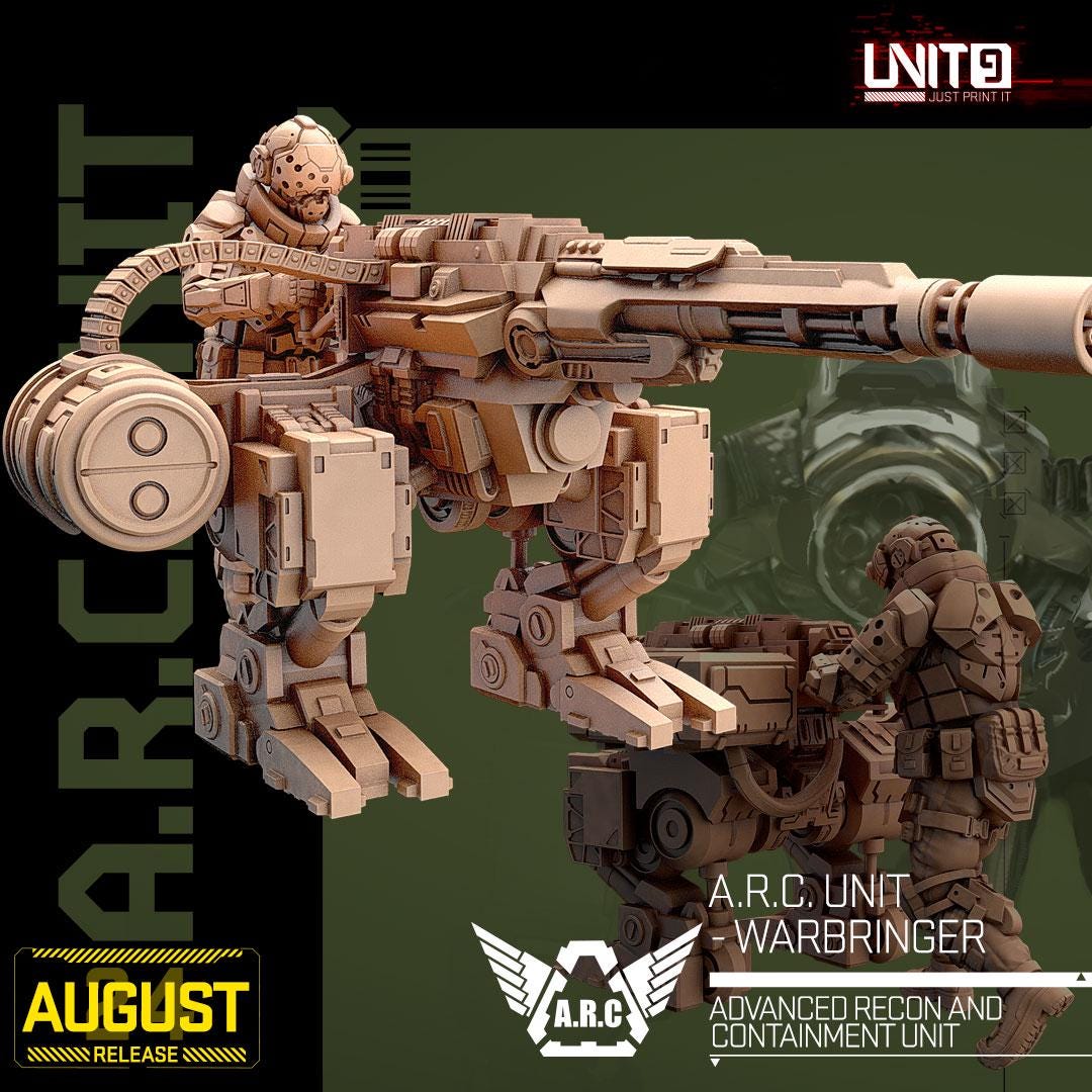Warbringer - Advanced Recon and Containment Unit From Unit 9 Great for ...
