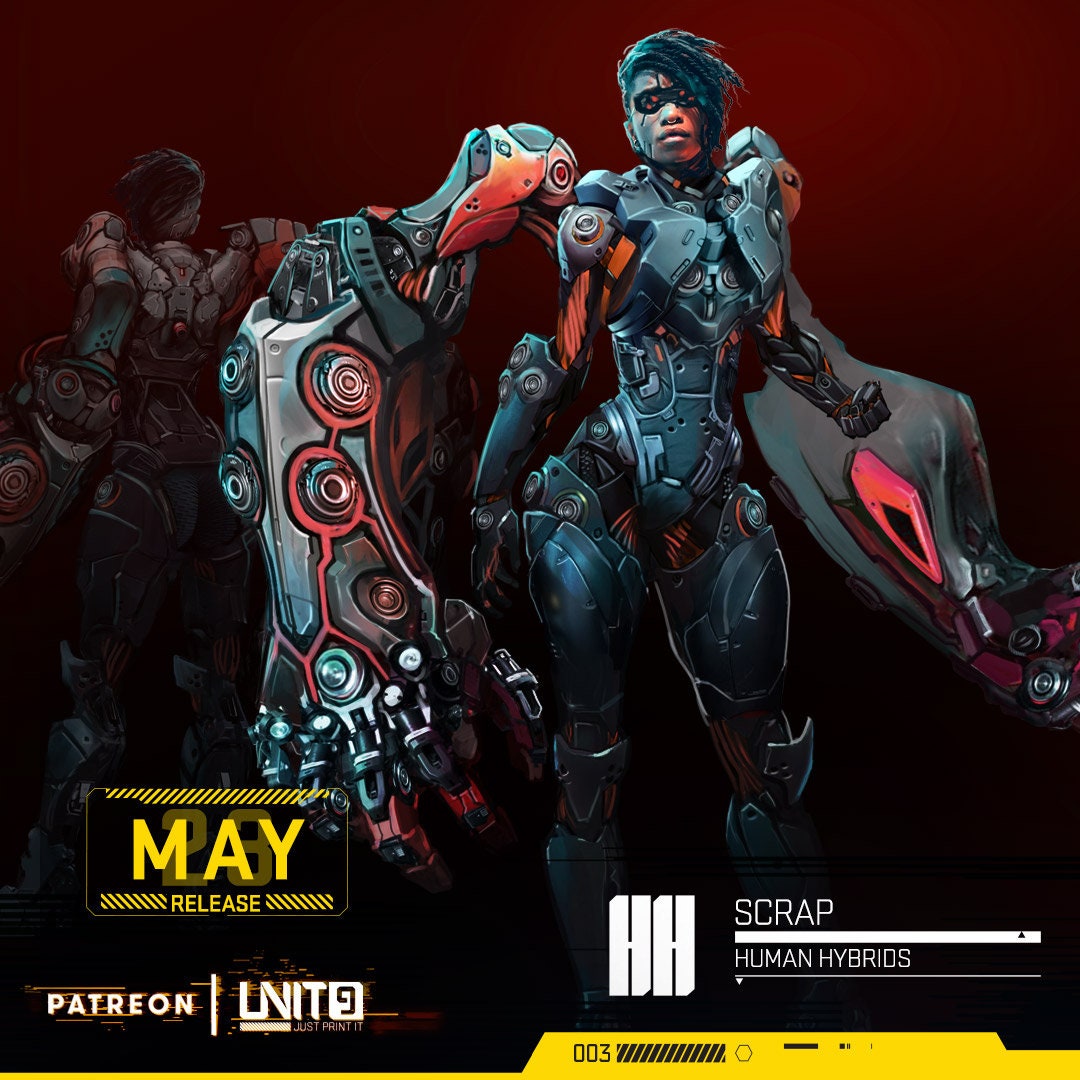 Scrap - Human Hybrids From Unit 9 Great for Cyberpunk, Human Interface ...