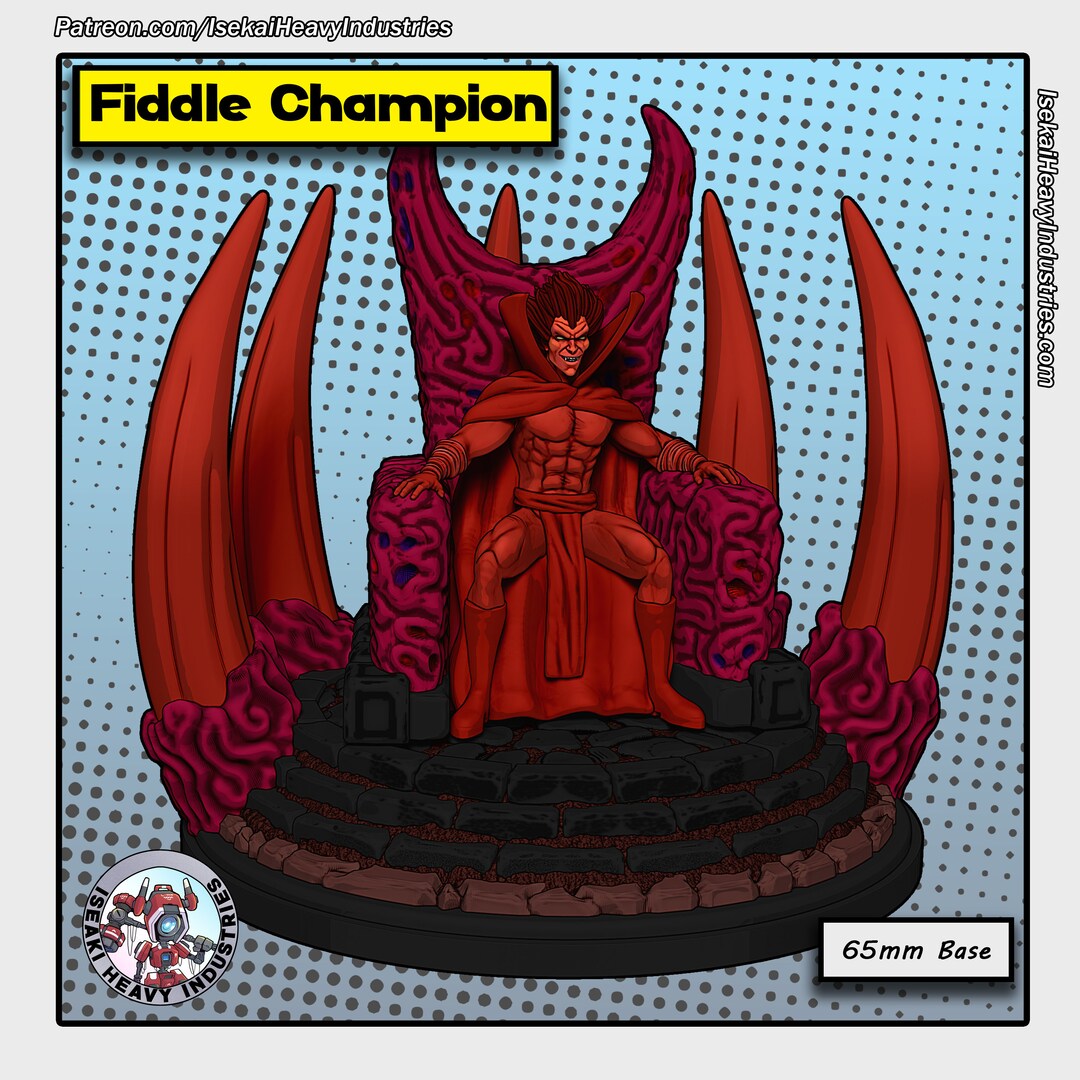 Fiddle Champion on 65mm Base by Isekai Heavy Industries Great for ...