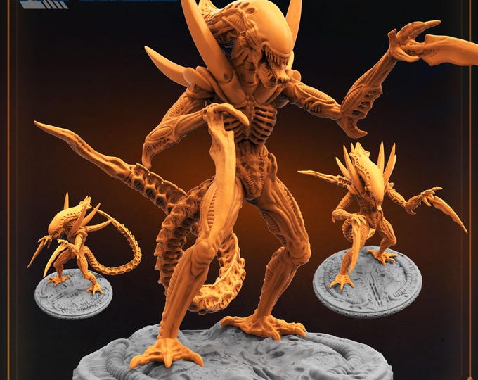 Papsikels Miniatures/falconeer_vixen_skull_hunter/predator/cyberpunk ...