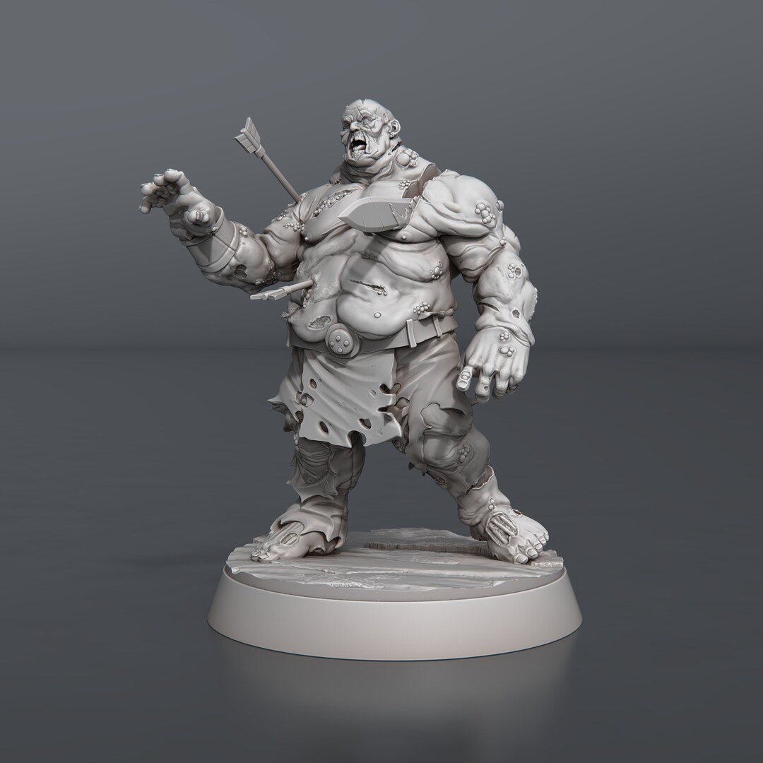 Zombies From STL Miniatures Great for D&D, Pathfinder, Torg, and Many ...