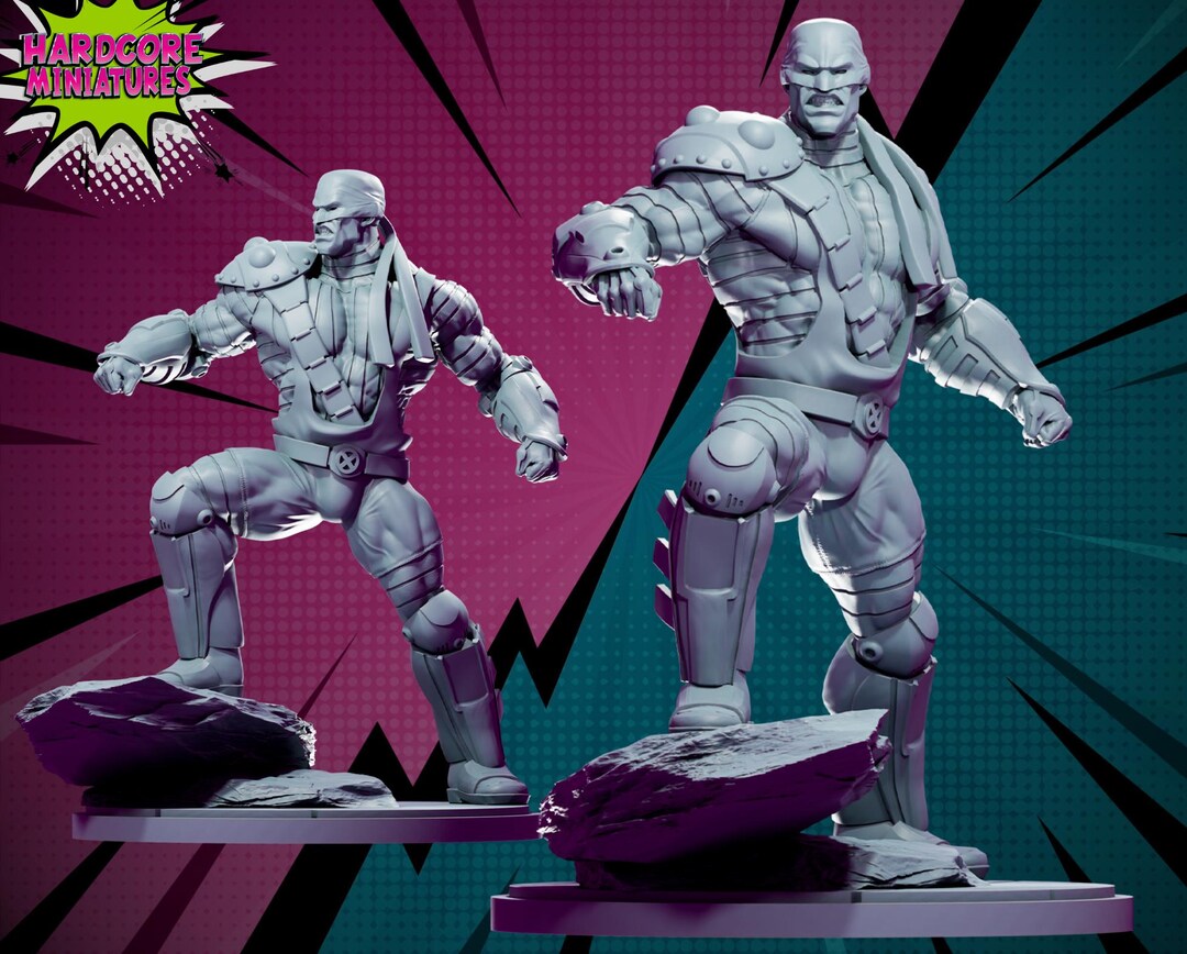 Steel Man by Hardcore Miniatures Great for Display, Superhero Rpgs, and ...