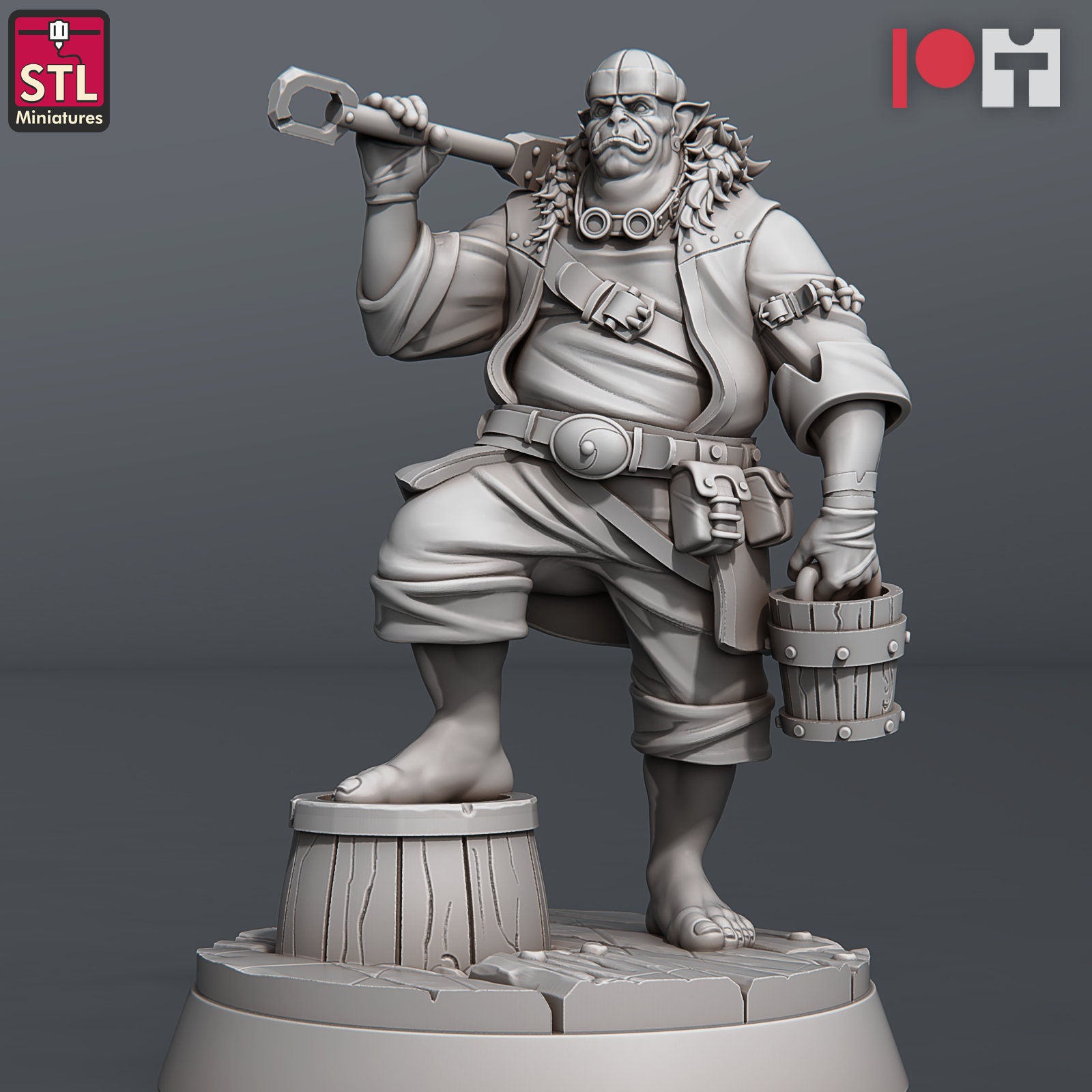 Airship Crew From STL Miniatures Great for D&D, Pathfinder, Torg, and ...