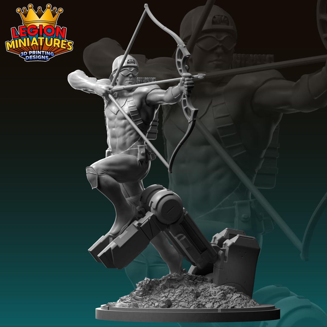 Quick Archer by Legion Miniatures Great for Display, Superhero Rpgs ...