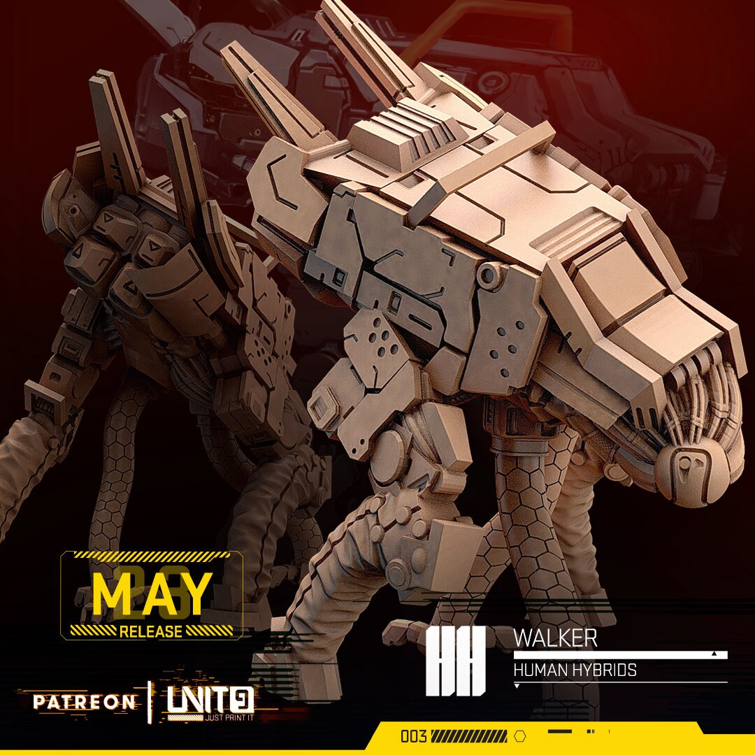 Walker - Human Hybrids From Unit 9 Great for Cyberpunk, Human Interface ...