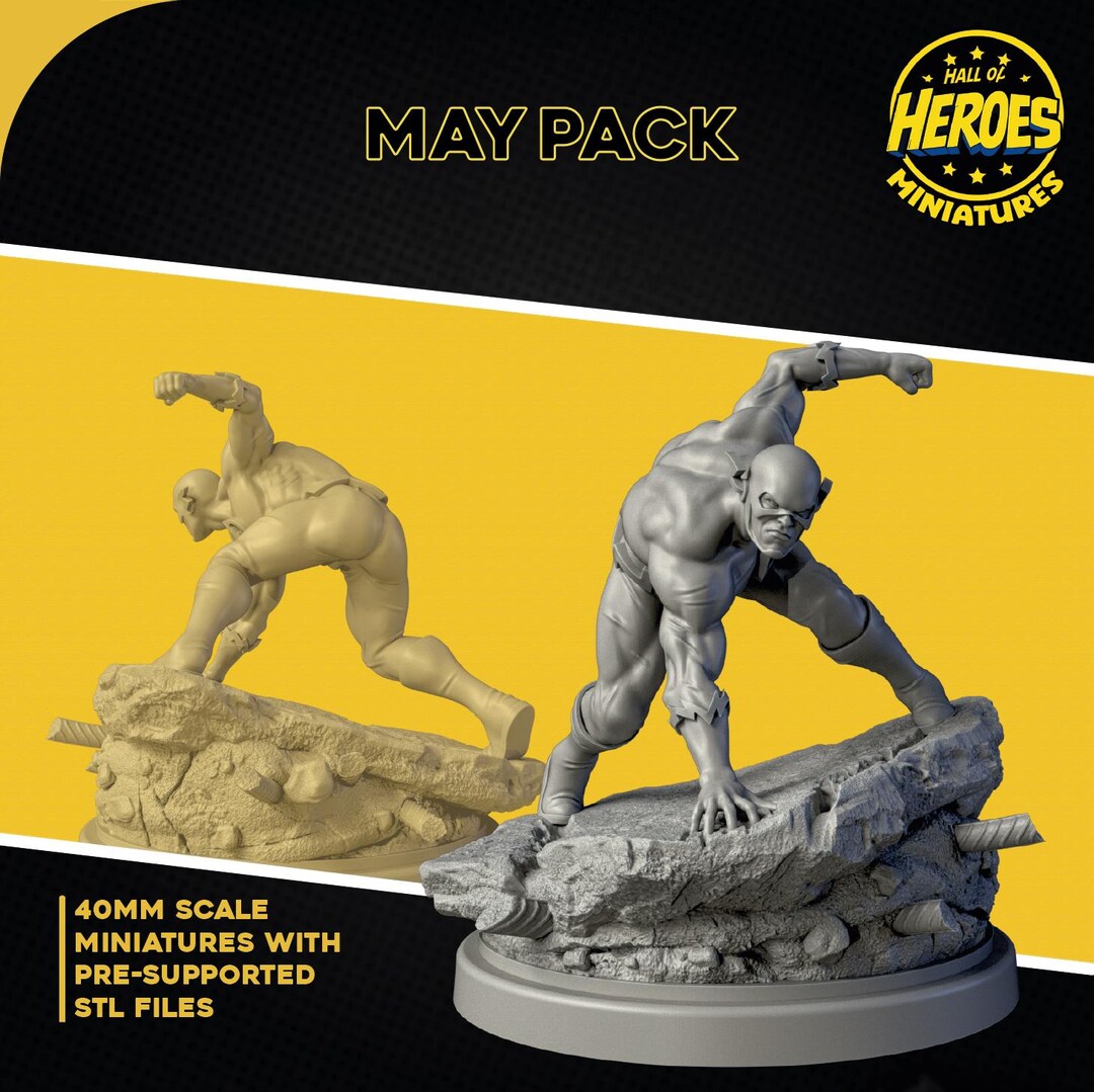 The Lightning 40mm Scale on 35mm Base by Hall of Heroes, Great for ...