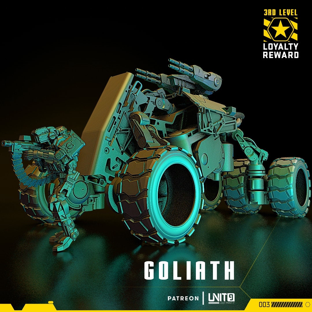 Goliath From Unit 9 Great for Cyberpunk, Human Interface, Shadowrun ...