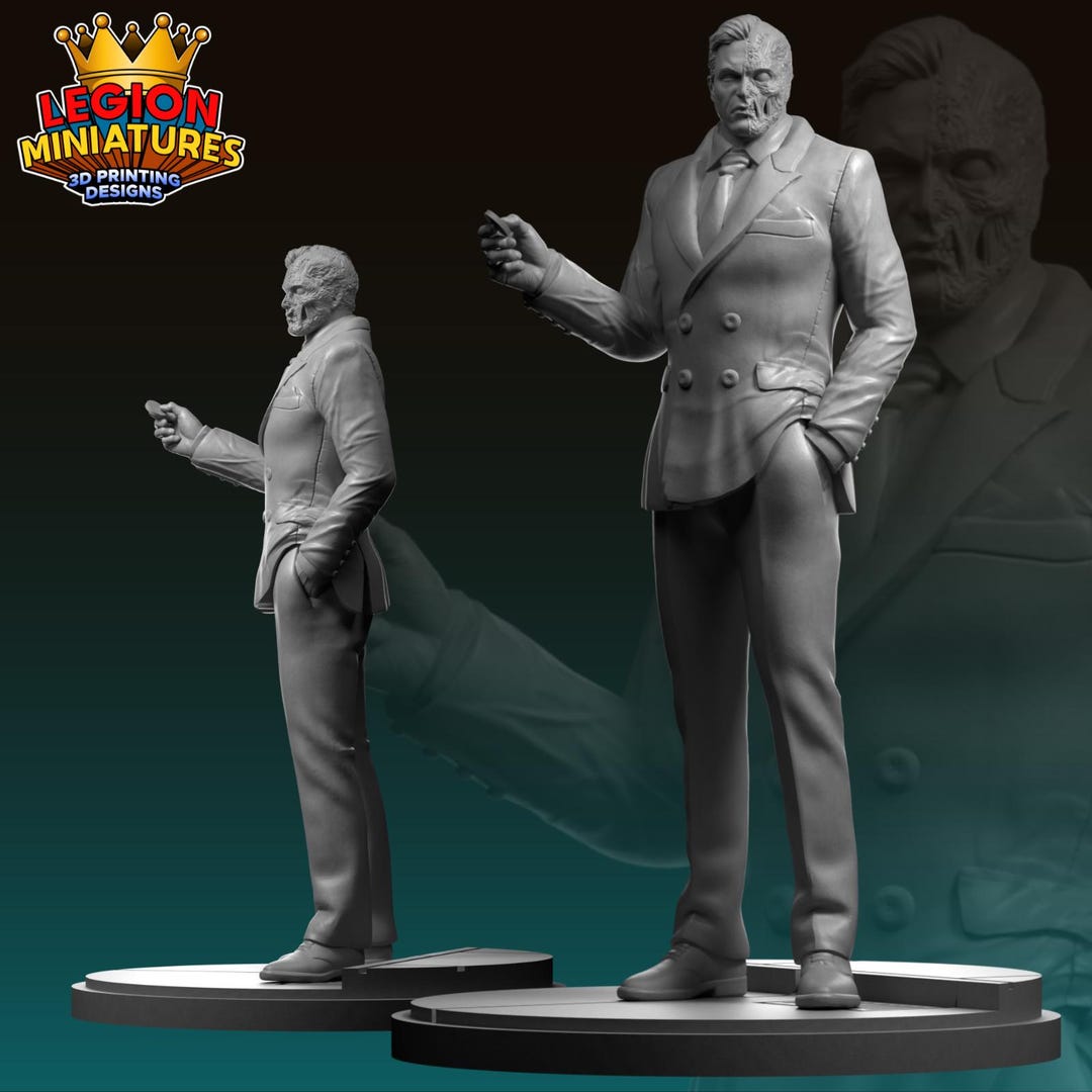 Dual Personality 40mm Scale on 35mm Base by Legion Miniatures Great for ...