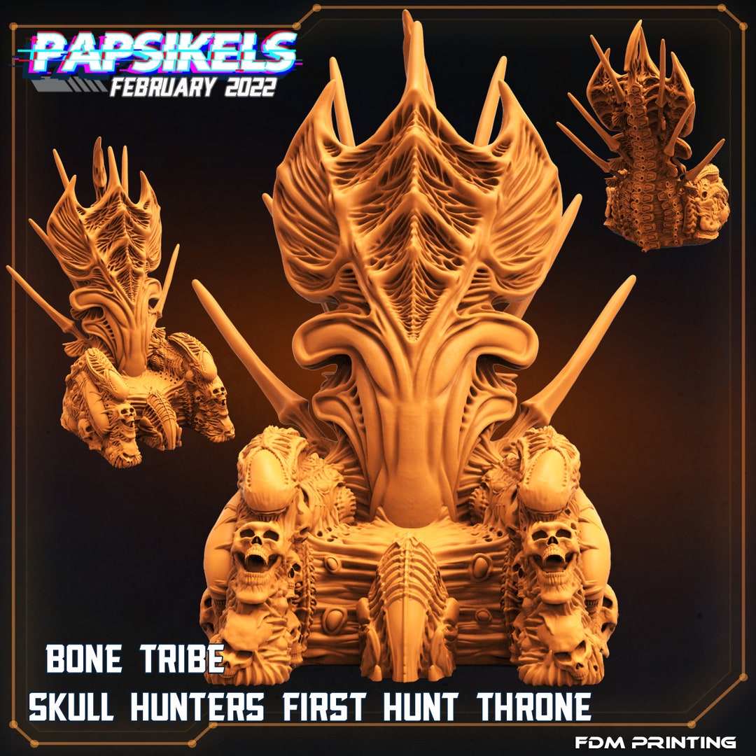 Bone Tribe Skull Hunters First Hunt Throne by Papsikels Great for ...