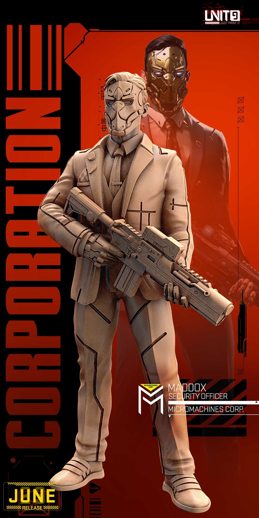 Maddox Security Officer Micromachines Corp. From Unit 9 Great for ...