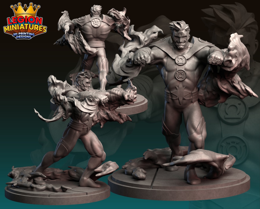 Kyle Lamp by Legion Miniatures Great for Display, Superhero Rpgs, and ...