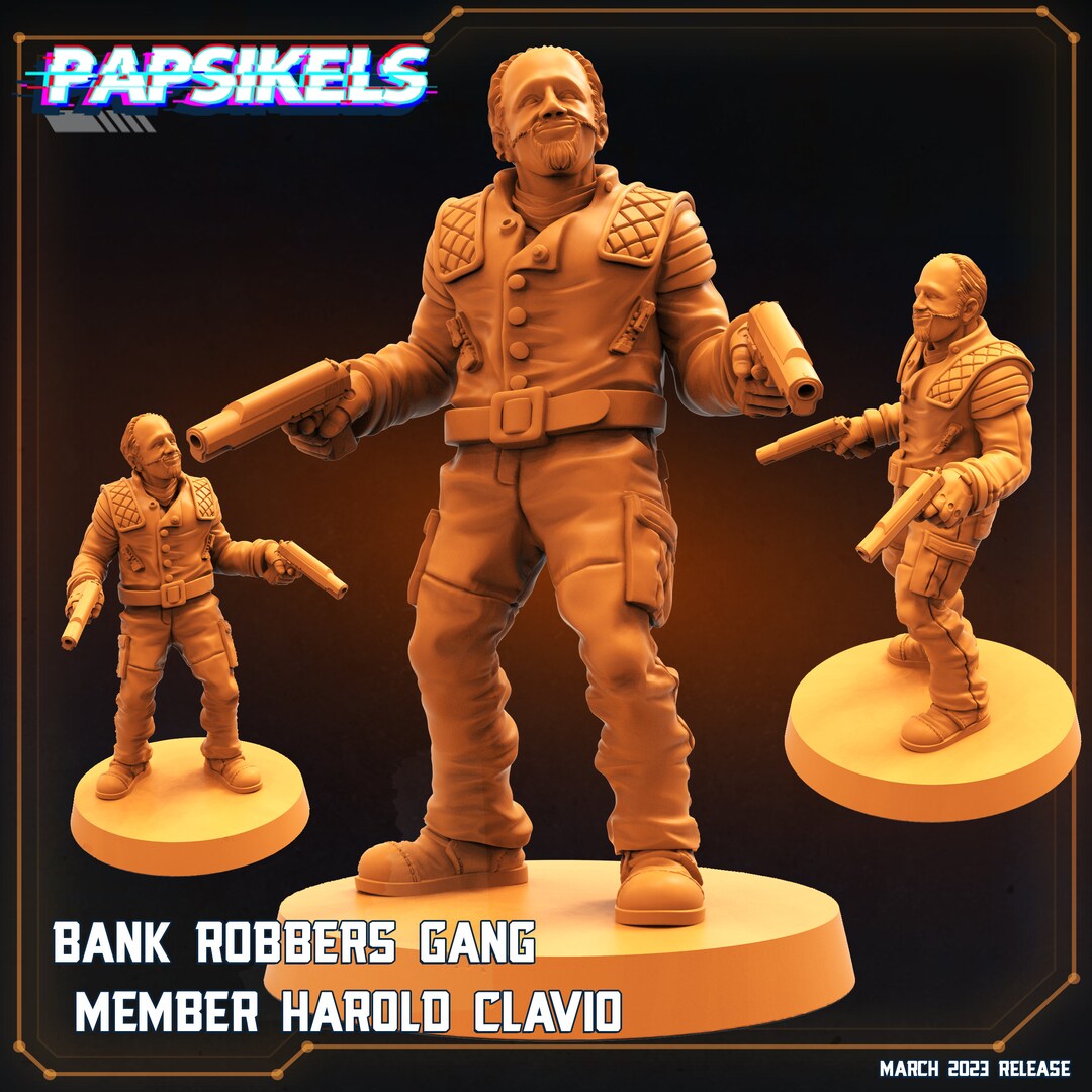 Bank Robbers Member Harold Clavio by Papsikels Great for Cyberpunk ...