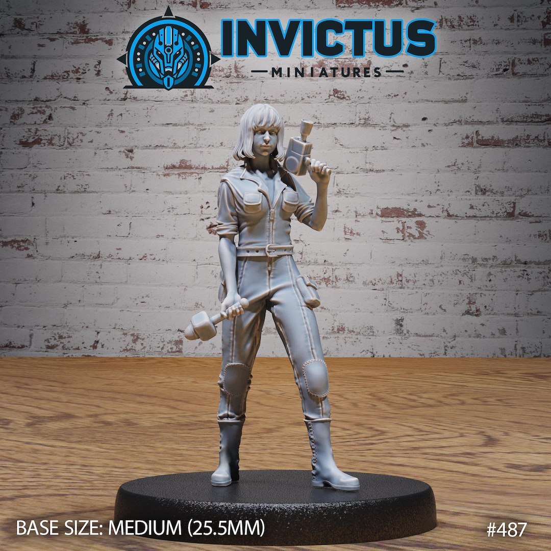 Reporter Girl - Age of Heroes by Invictus Miniatures Great for Marvel ...