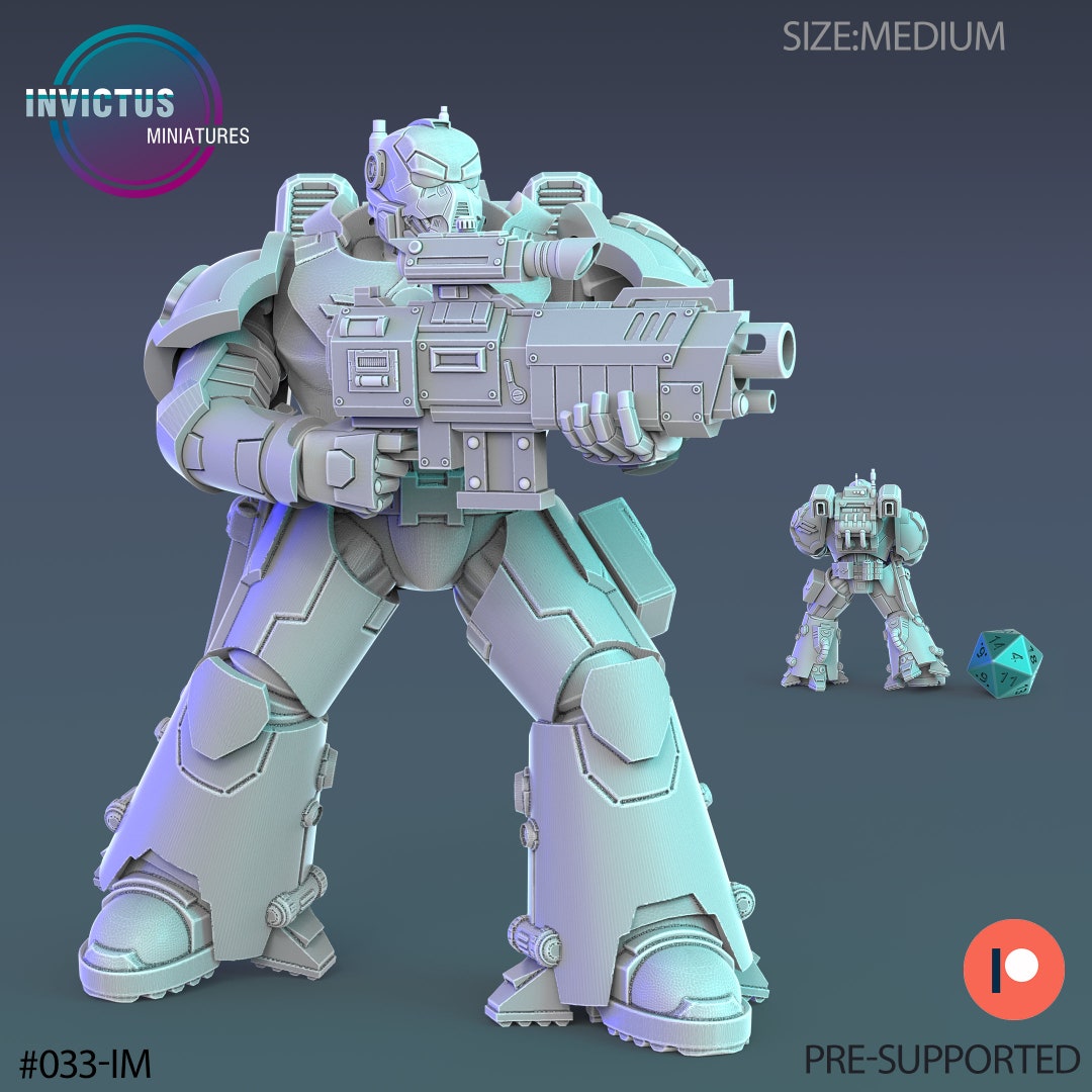 Skeleton Squad Soldier - Stand by Invictus Miniatures Great for ...