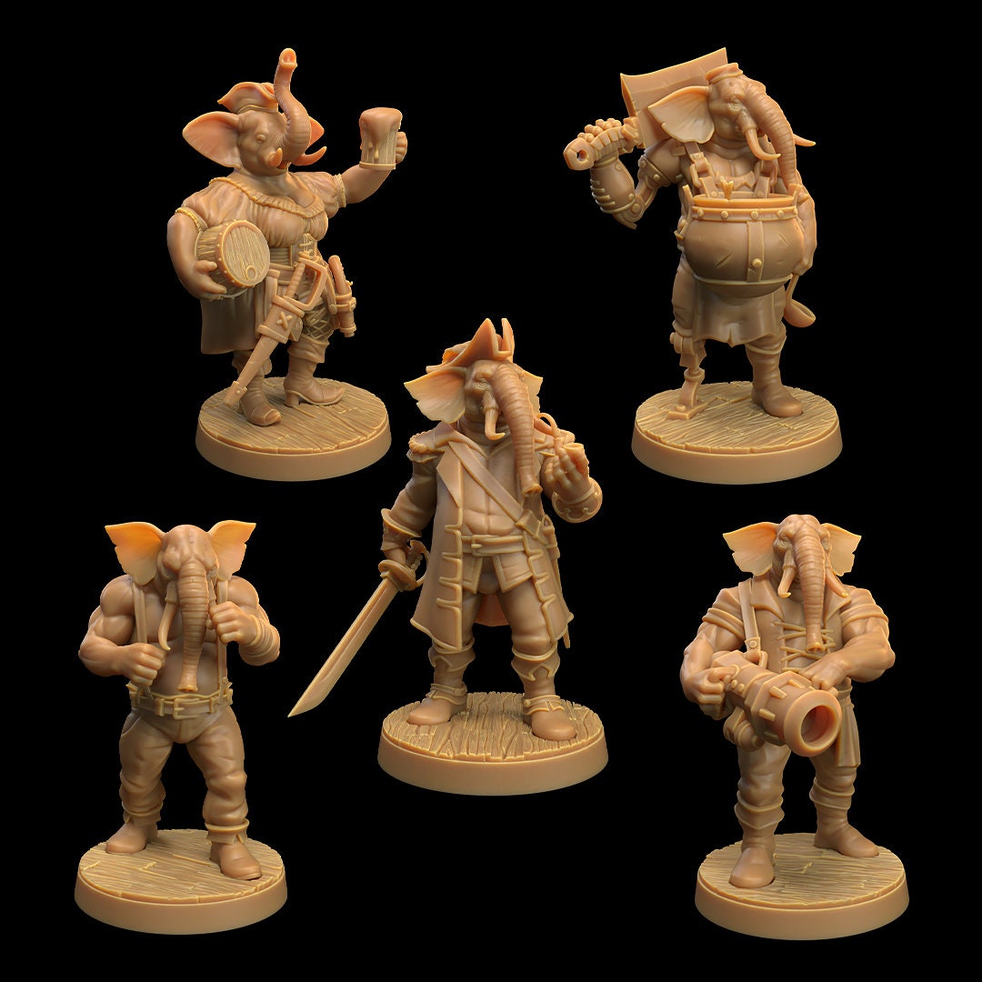 Loxodon (elephant Folk) by Dragon Trapper Lodge Great for Dungeons and ...