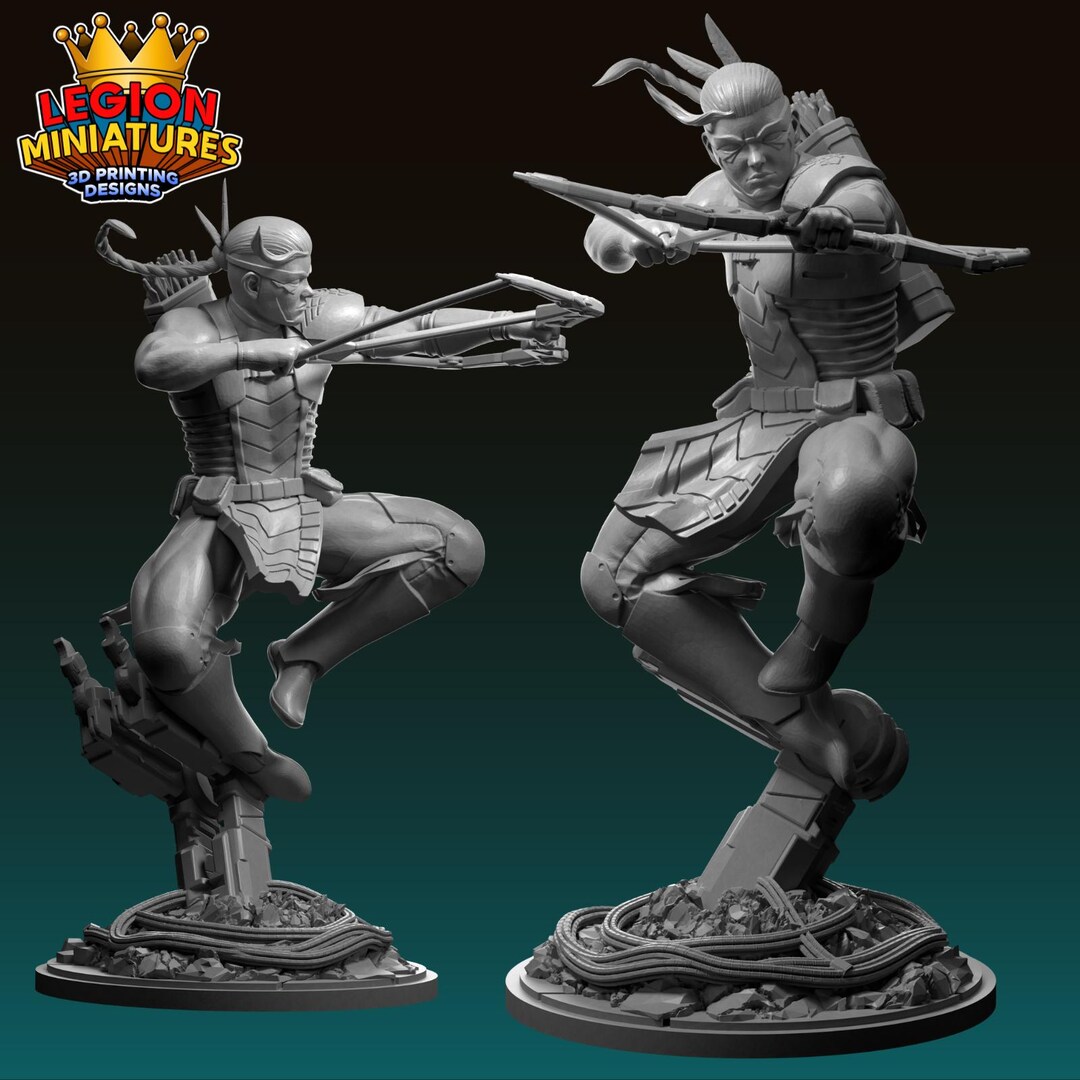 Ultimate Eagle Eye 40mm Scale on 35mm Base by Legion Miniatures Great ...