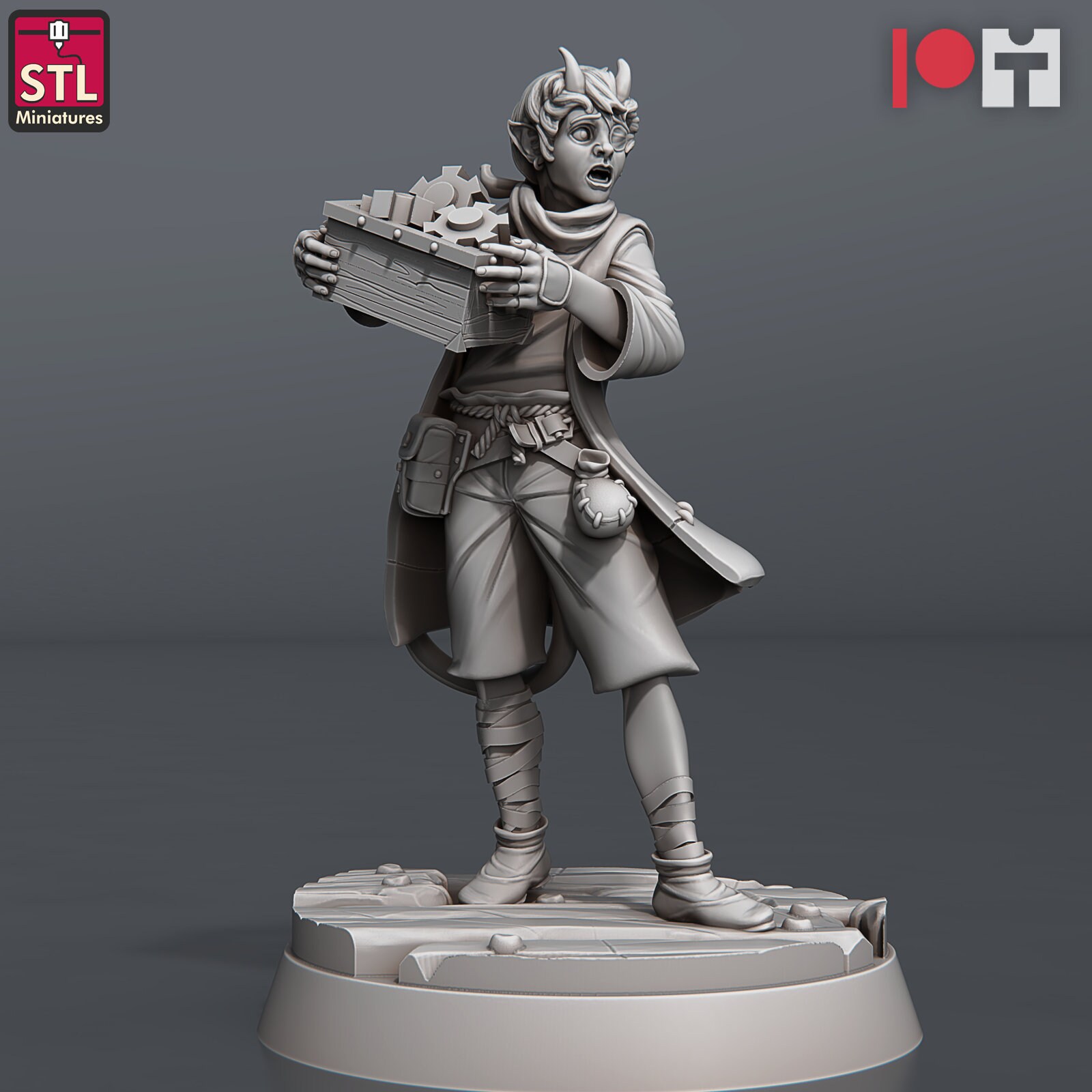 Airship Crew From STL Miniatures Great for D&D, Pathfinder, Torg, and ...