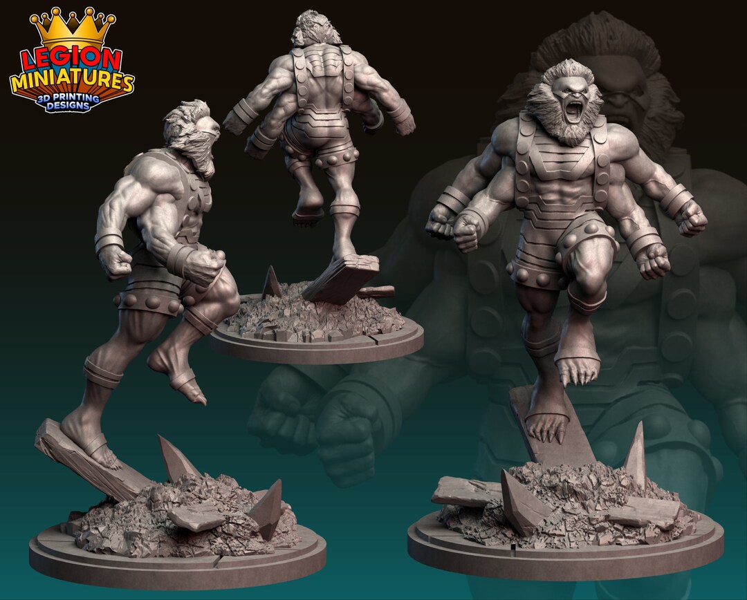 Tear Yell by Legion Miniatures Great for Display, Superhero Rpgs, and ...