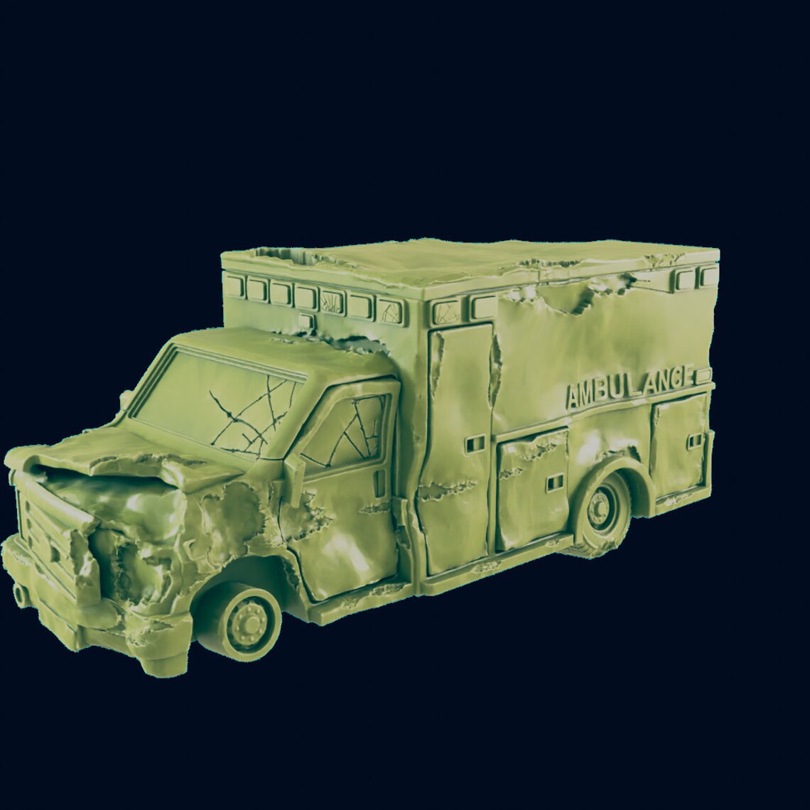 Ambulance Wreck by EC3D Designs Beyond the Badlands Great for - Etsy