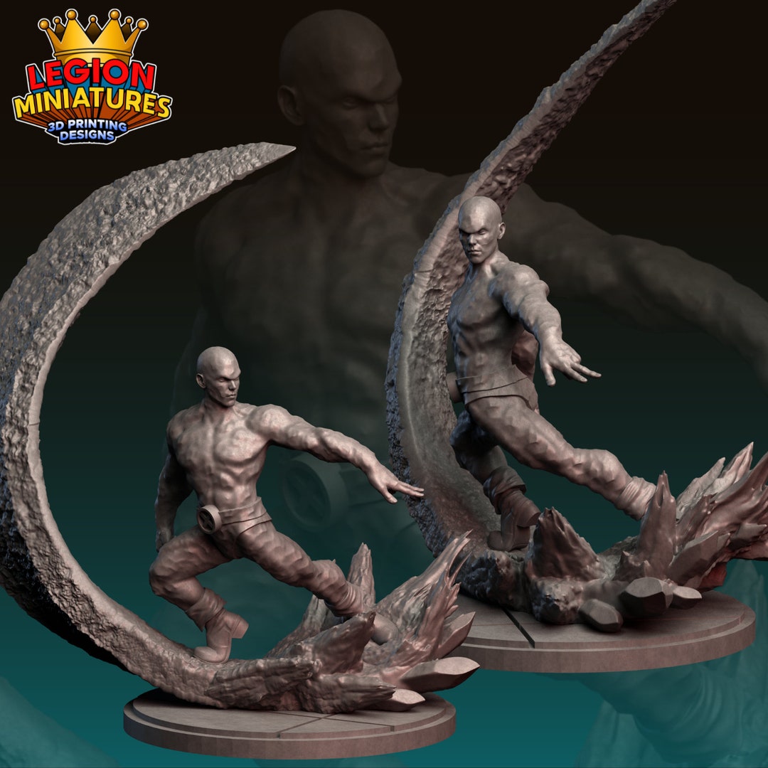 Frozen Dude by Legion Miniatures Great for Display, Superhero Rpgs, and ...