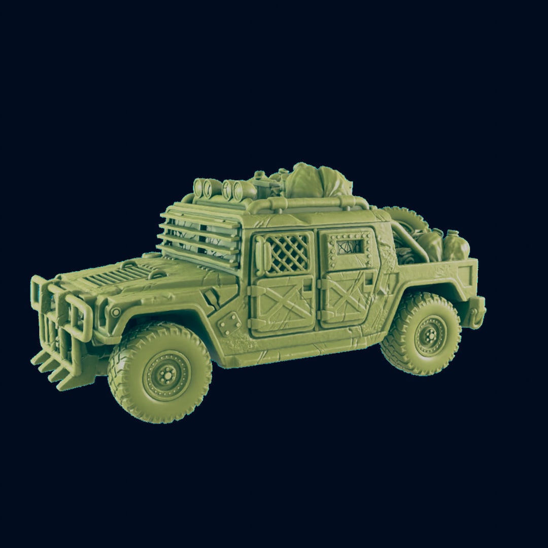 Humvee by EC3D Designs, Great for Cyberpunk,shadowrun, Stargrave ...