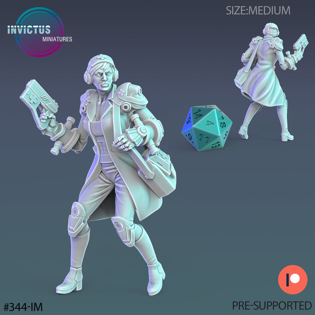 Cyber City Medic - Cyberpunk City by Invictus Miniatures Great for ...