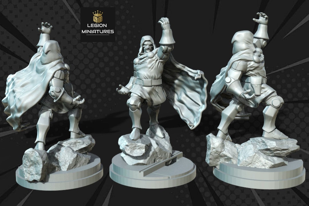 Dr Doom by Legion Miniatures Great for Display, Superhero Rpgs, and ...
