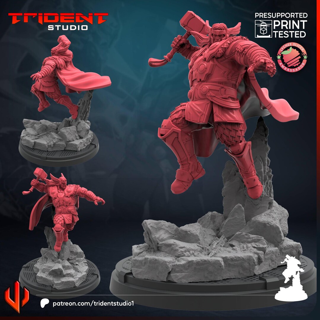 Hammerman 40mm Scale on 50mm Base From Trident Studios Great for Crisis ...