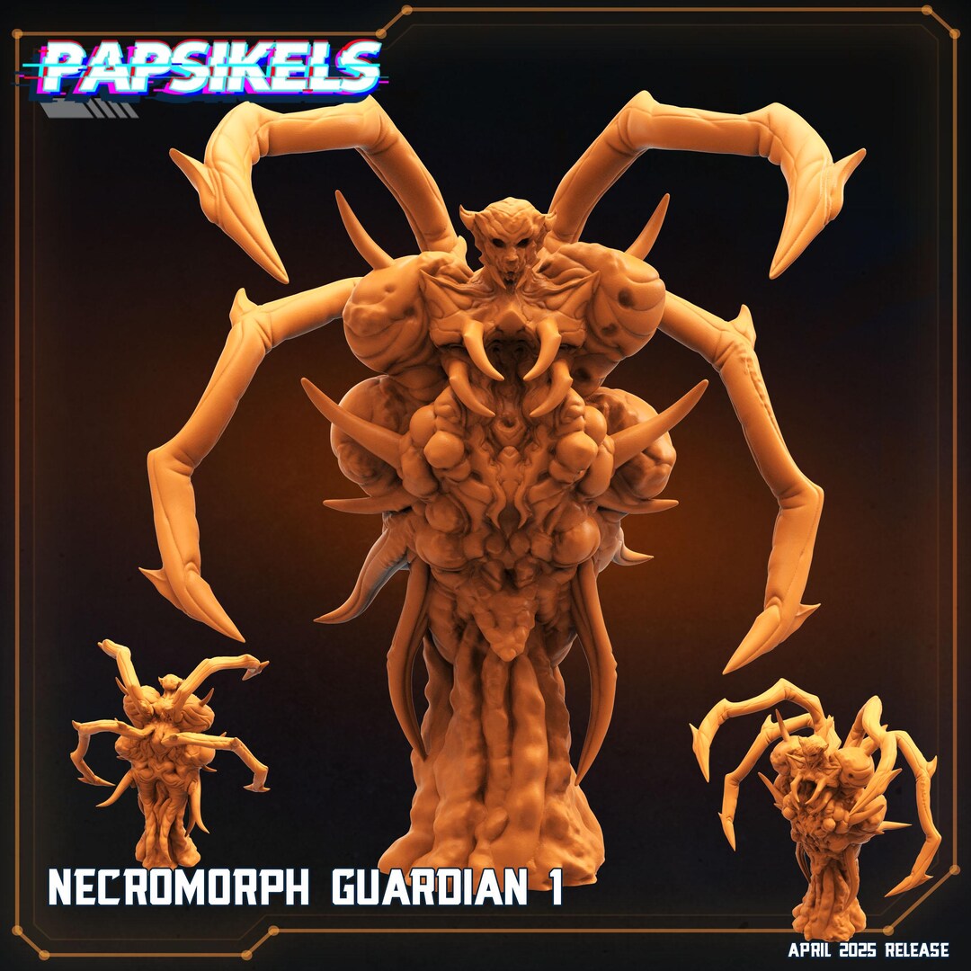 Necromorph Guardian 32mm Scale by Papsikels Great for Horror, Shadowrun ...