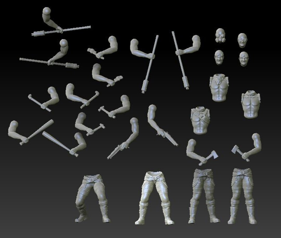 Warboy (28 Pcs) by KLT Studio Great for Crisis Protocol, Superhero Rpgs ...