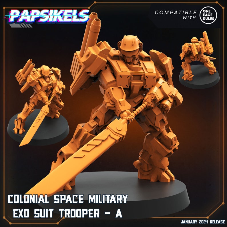 Colonial Space Military Exo Suit Trooper - Dropship Troopers by ...